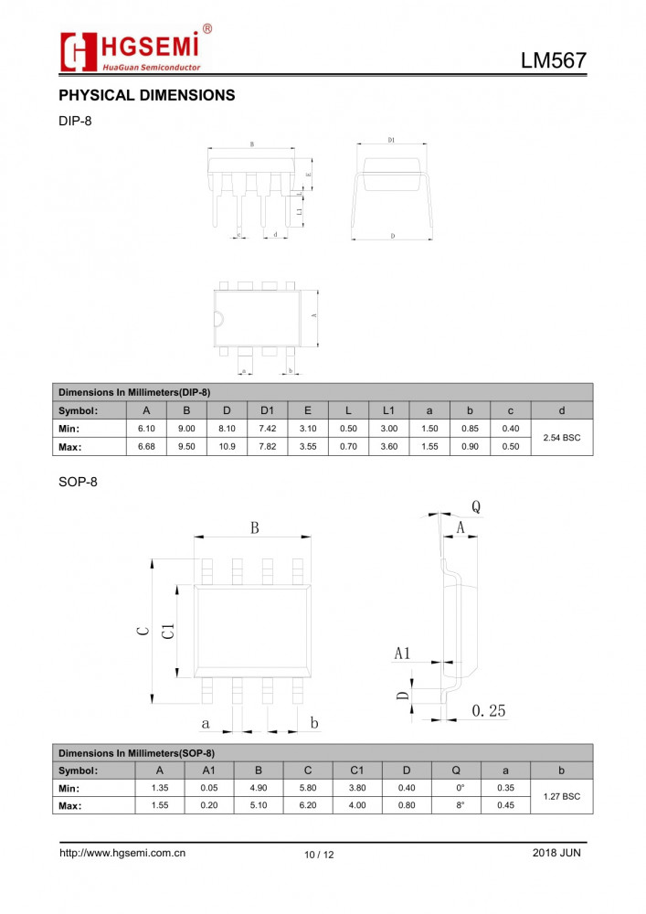 LM567CM/TR datasheet page 10