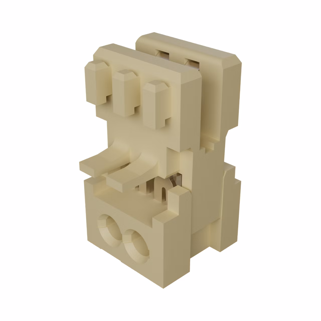 Appli-Mate RAST 2.5 Connector, 2.50mm Pitch, Female, 2 Circuits, All Position Keys, Open Endwalls, Zeus Housing for sale