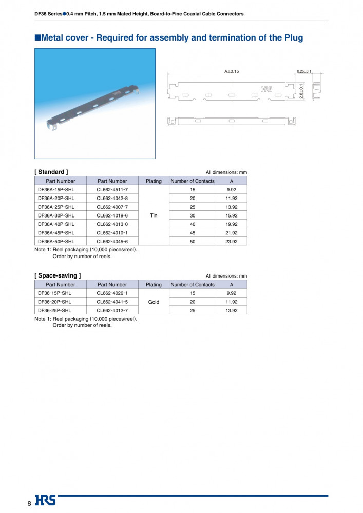 DF36 series datasheet page 8