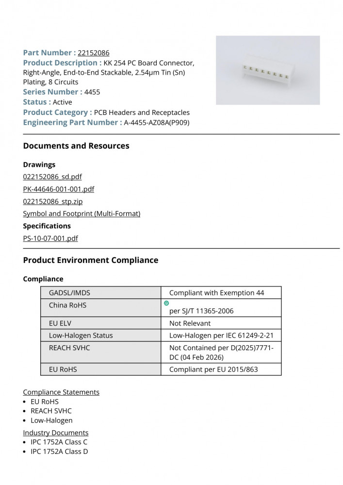 22152086 technical document preview, page 1