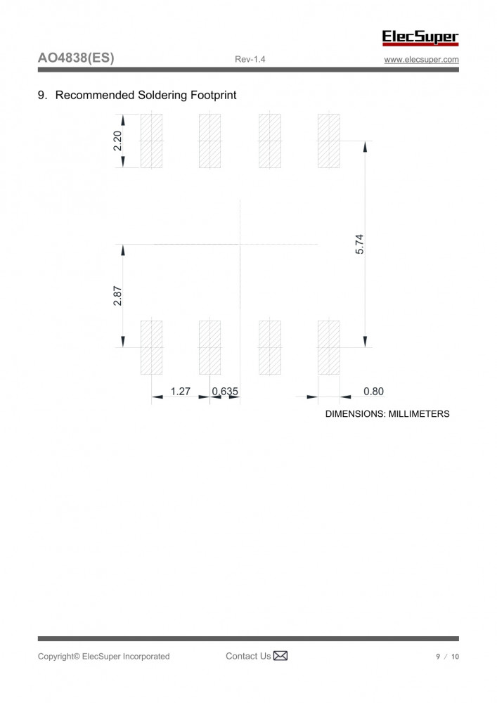 AO4838(ES) datasheet page 9