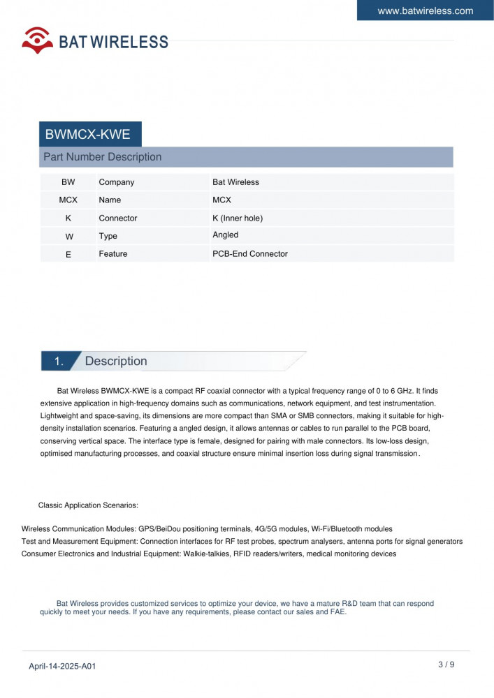 BWMCX-KWE technical document page 3