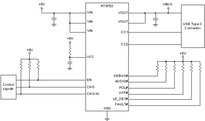 RT9728C - 120mΩ, 1.3A Power Switch with Programmable Current Limit