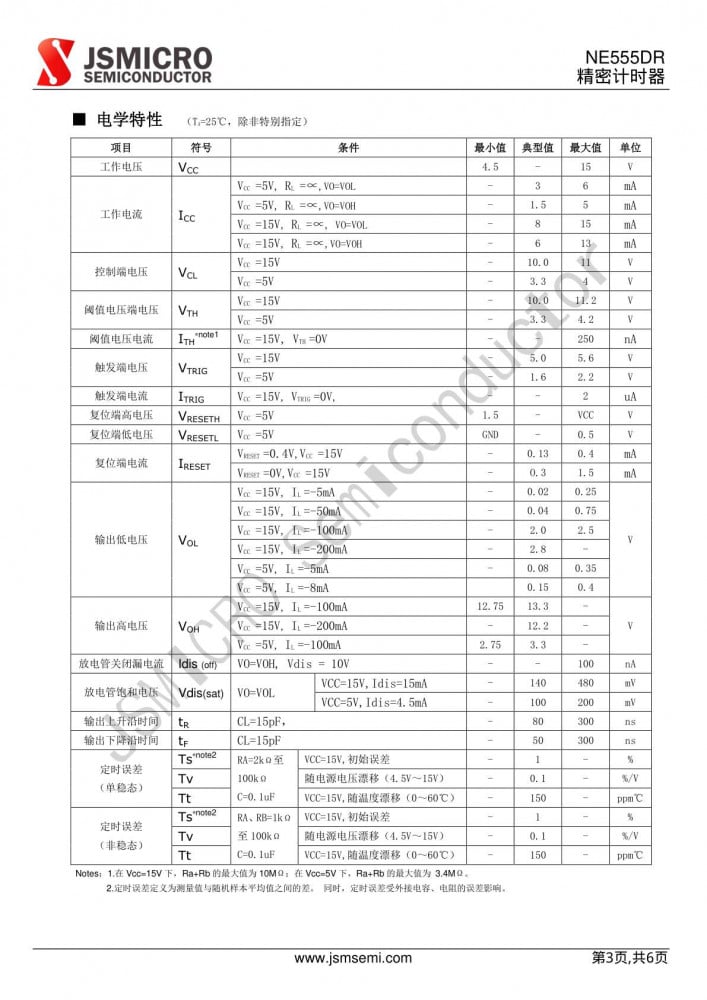 NE555DR-JSM datasheet page 3