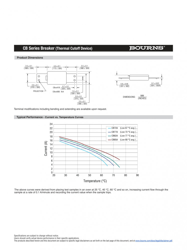 CB77A1B datasheet page 2