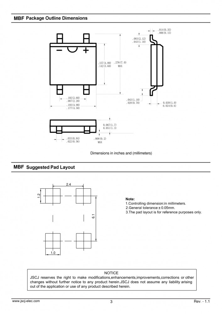 JSCJ MB2F datasheet page 3