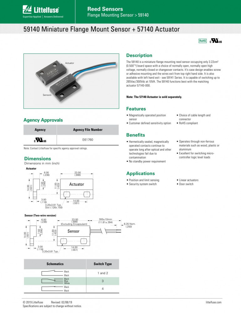 59140 product documentation page 1