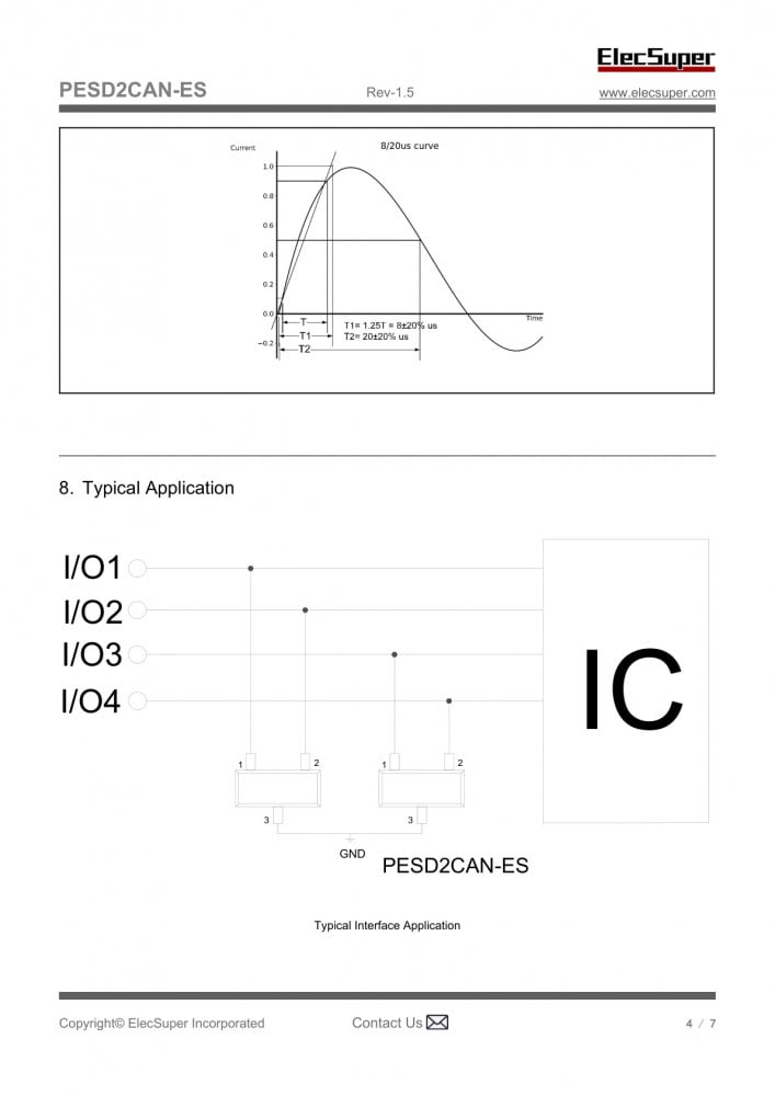 PESD2CAN-ES datasheet page 4