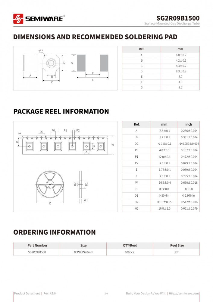 SG2R09B1500 datasheet page 3