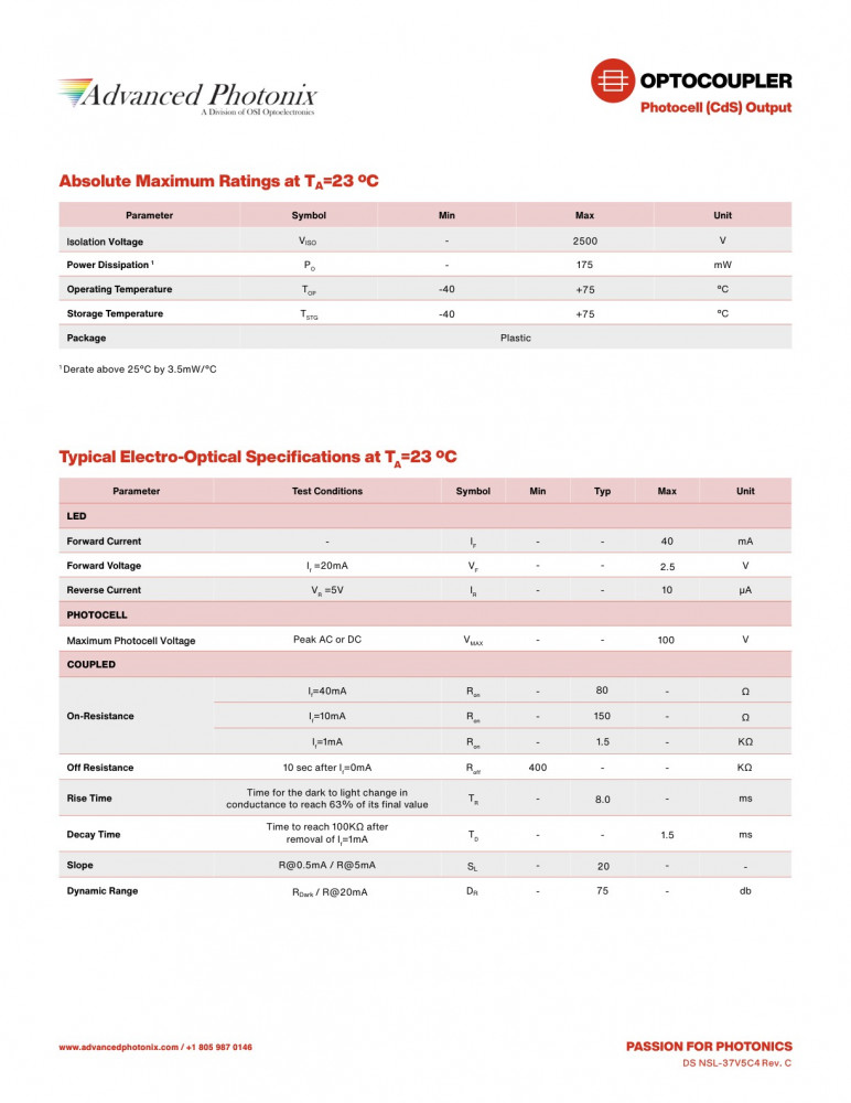 NSL-37V5C4 document page 2