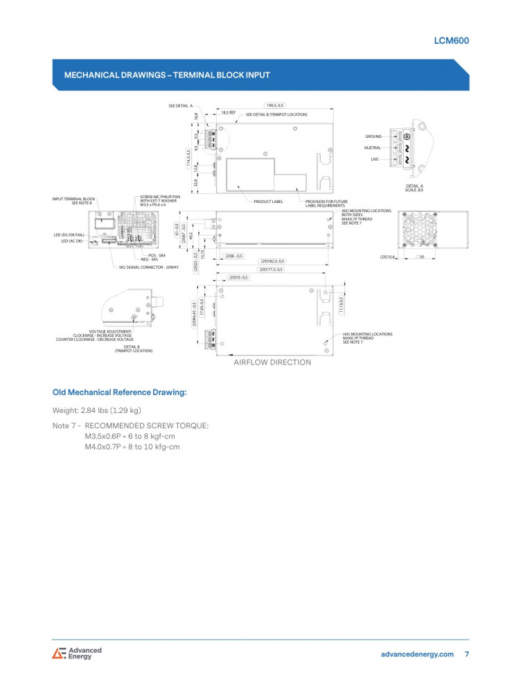 LCM600N datasheet page 7