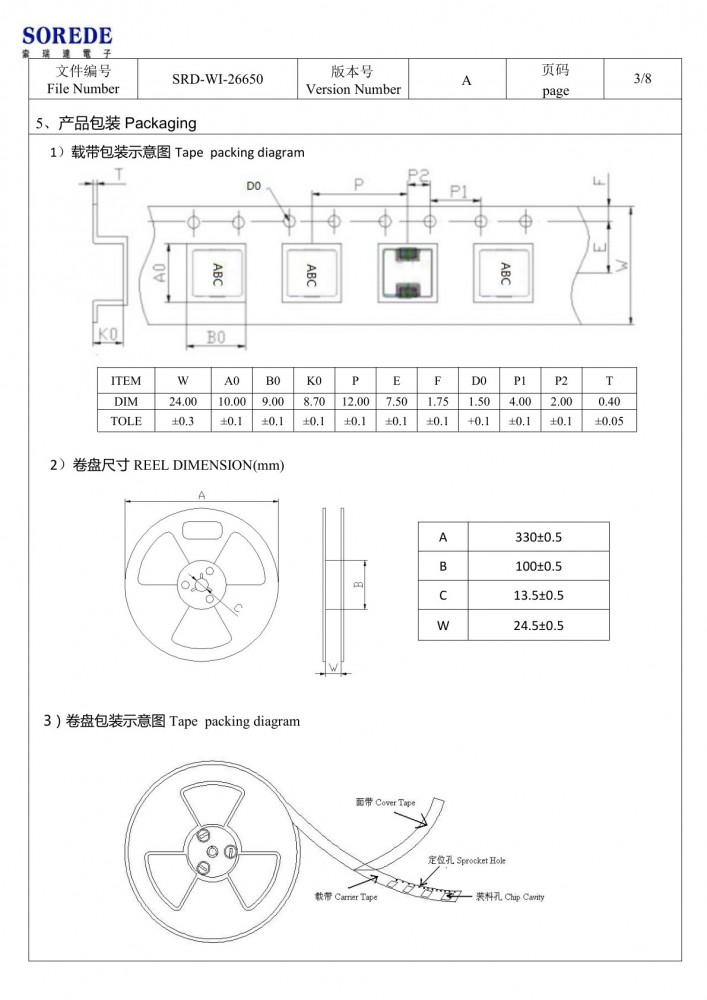 SOREDE SRYH.0885.YF specification page 5