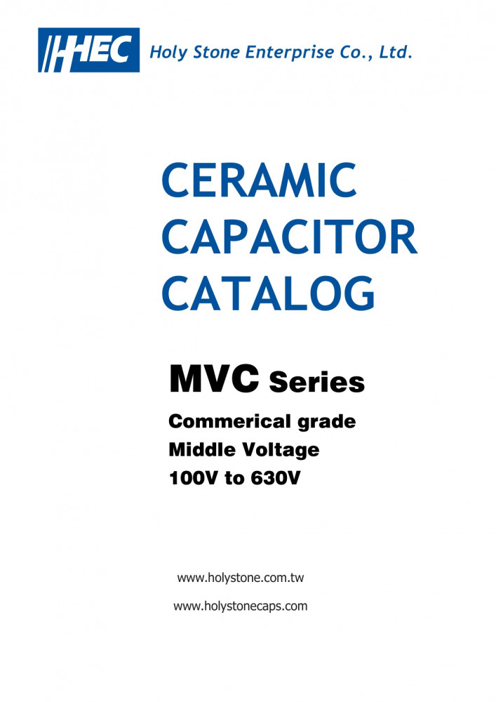 IHHEC ceramic capacitor catalog page 1