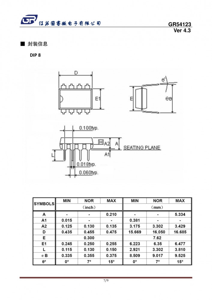 GR54123 datasheet page 7
