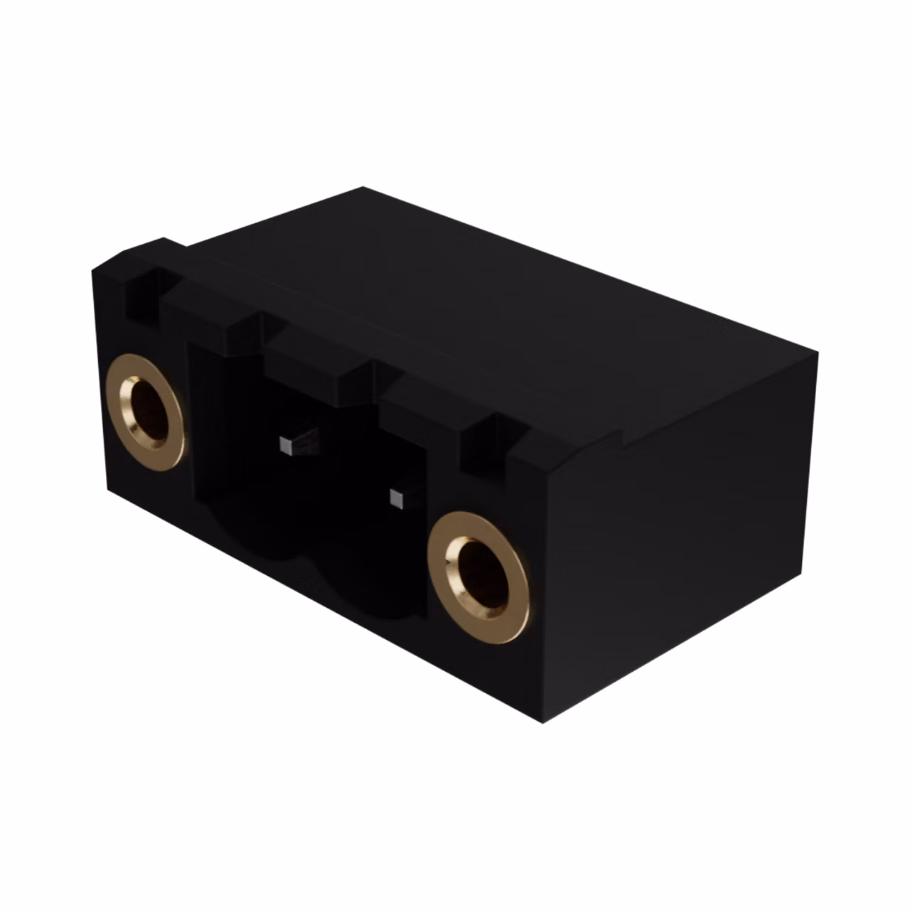 5.00mm Pitch Eurostyle Right-Angle PCB Header, with Threaded Retention Inserts, 2 Circuits for sale