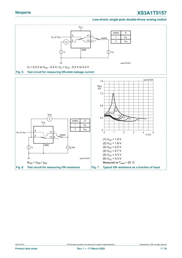 XS3A1T5157 datasheet page 7