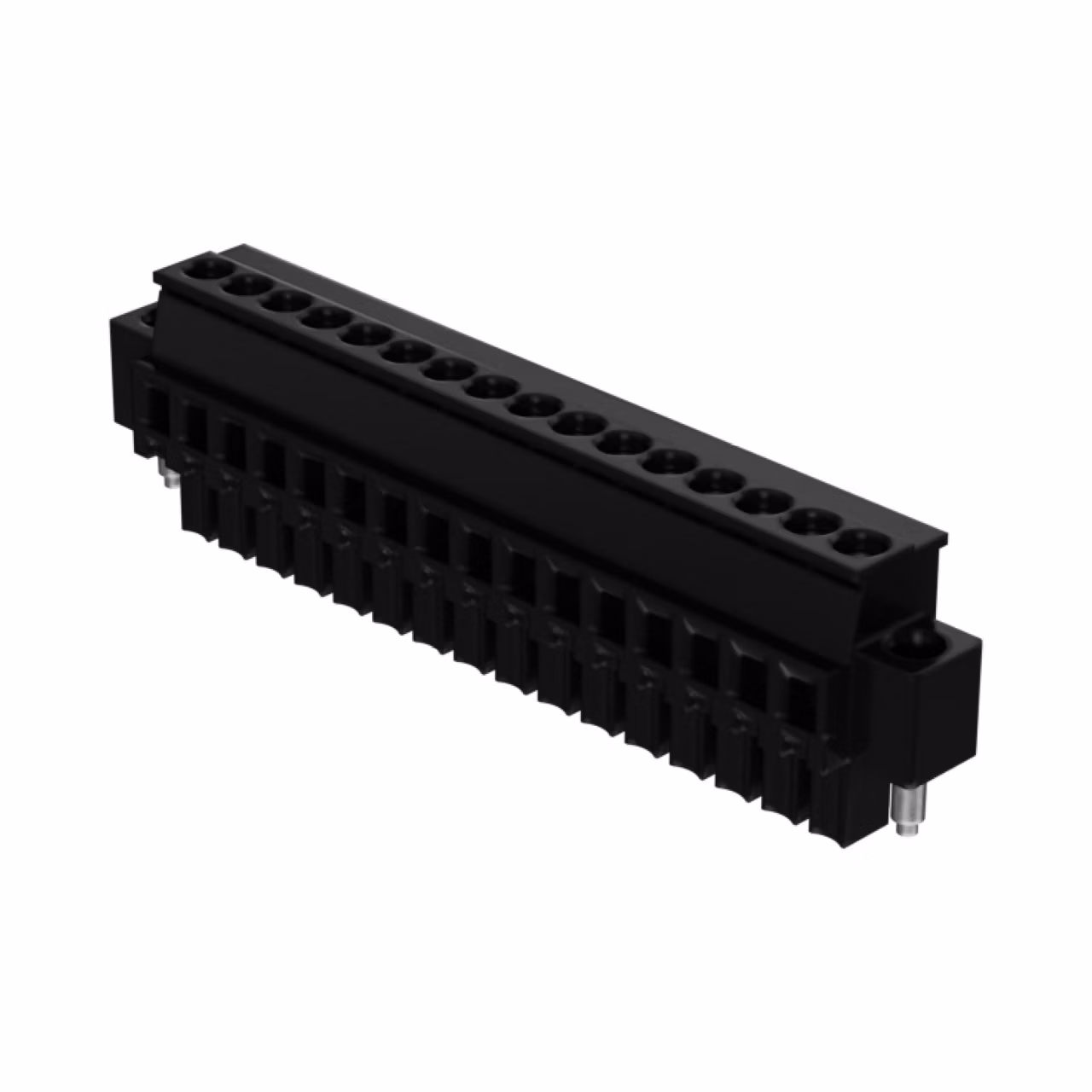 3.81mm Pitch Eurostyle Vertical Plug, with Retention Screws, Rear Wire Entry, 16 Circuits for sale