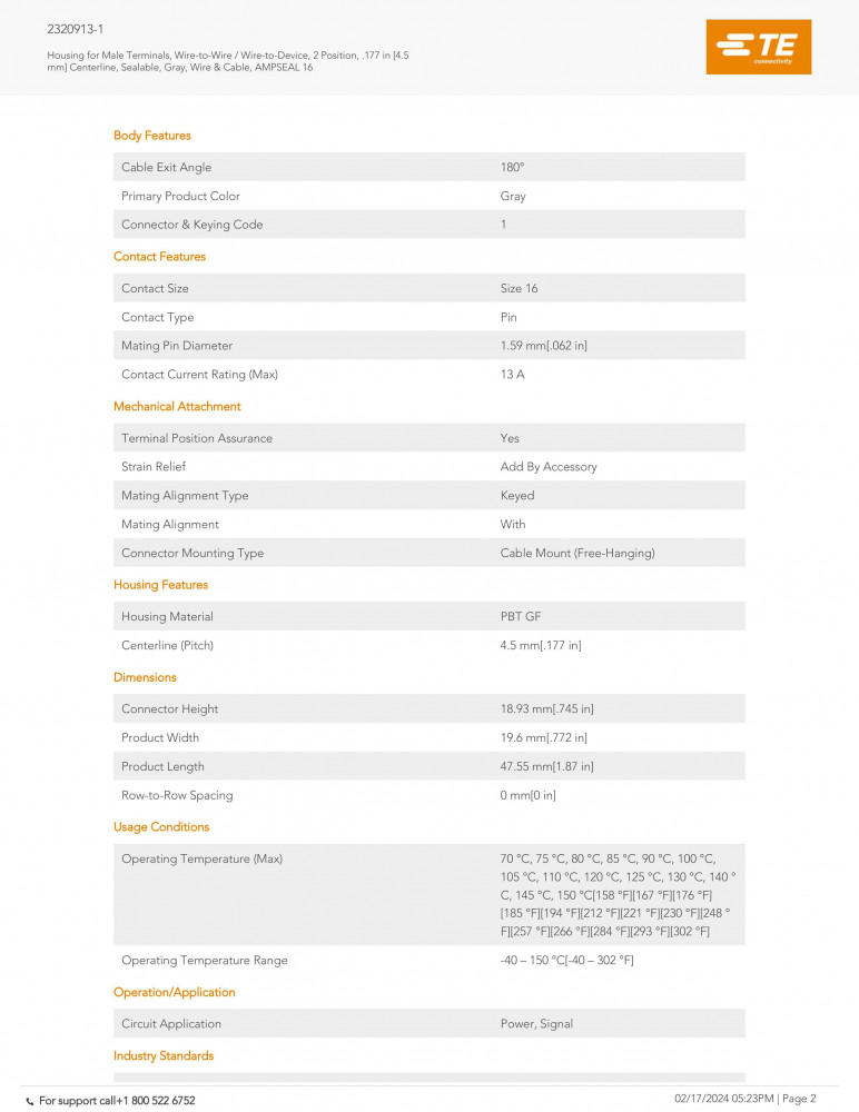 2320913-1 technical document page 2