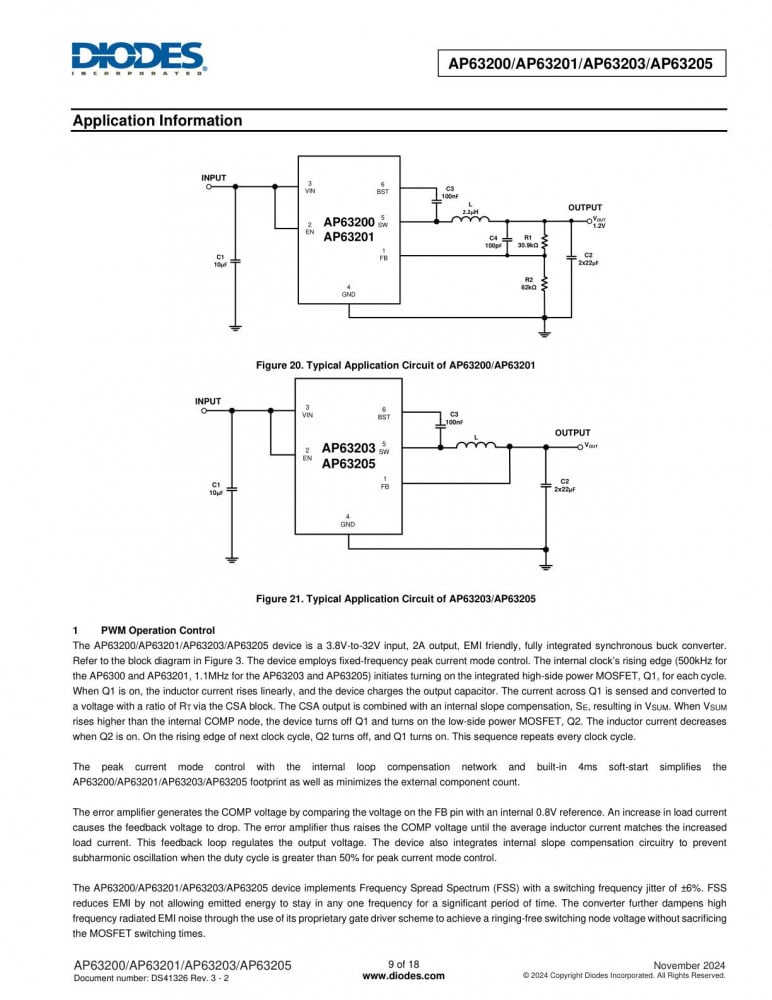 AP63203WU-7 datasheet page 9
