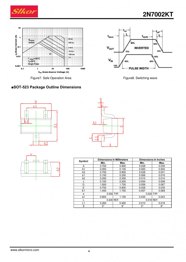 2N7002KT datasheet page 4