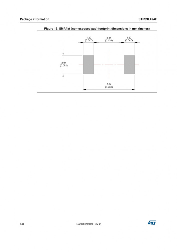 STPS3L45AF datasheet page 6