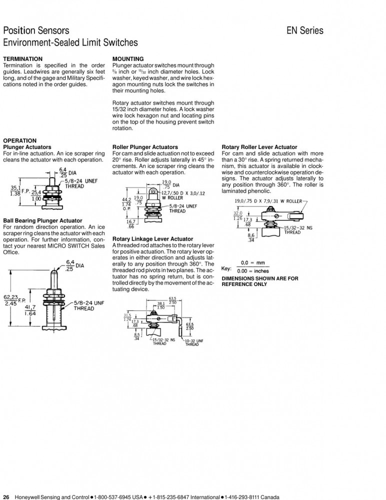 Honeywell EN switch catalog page 3
