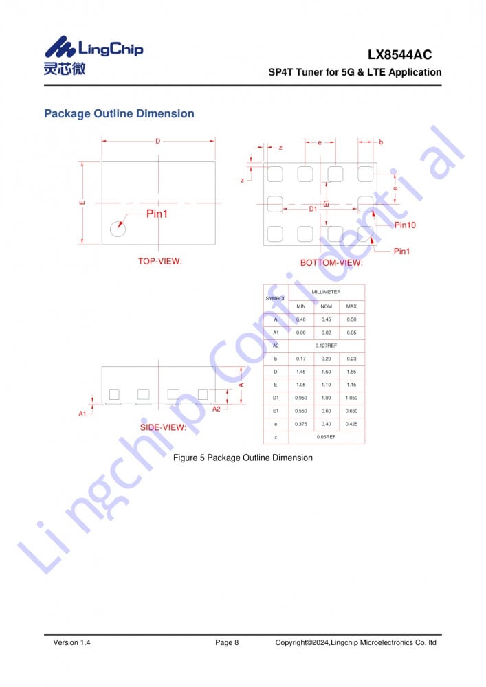 LX8544AC datasheet page 8