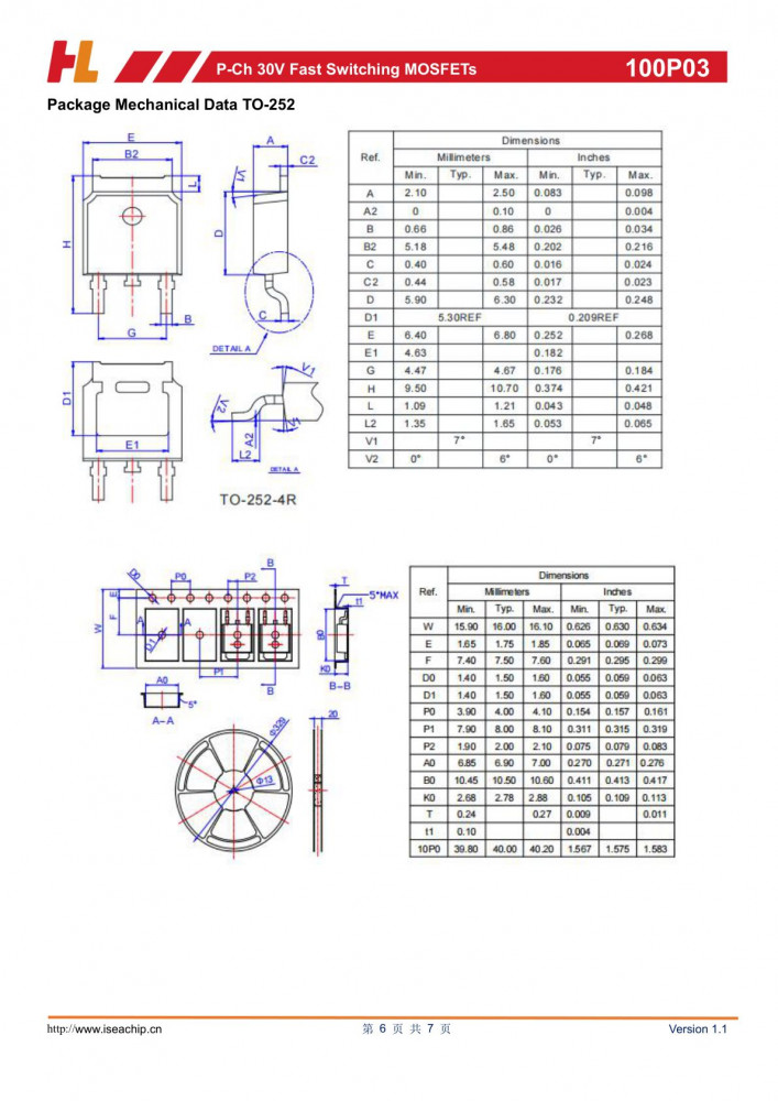 HL 100P03 datasheet page 6