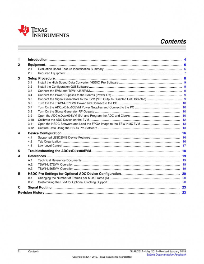 ADCxxDJxx00 EVM user guide, page preview 2