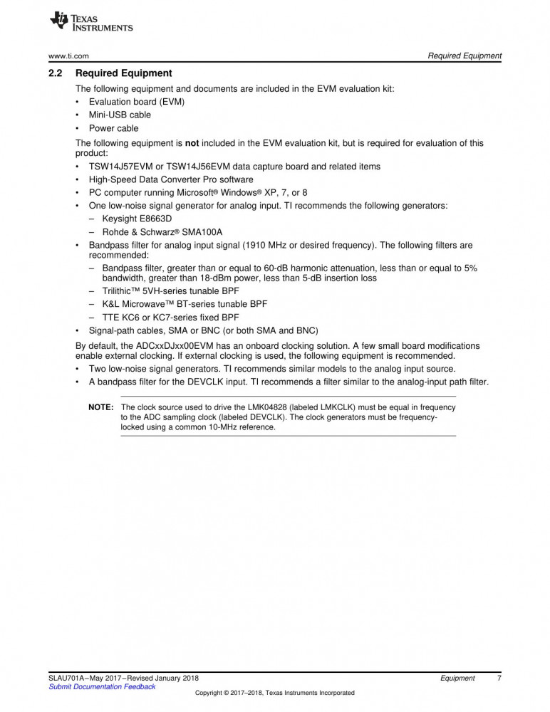 ADCxxDJxx00 EVM user guide, page preview 7