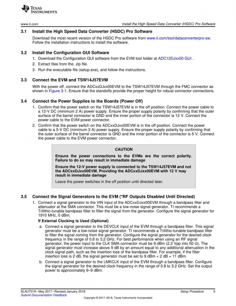 ADCxxDJxx00 EVM user guide, page preview 9