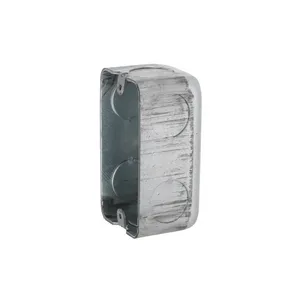 4 in. x 2 in. Handy Box, Drawn, 1-7/8 in. Deep, Seven 3/4 in. KO's, Raised Ground for sale