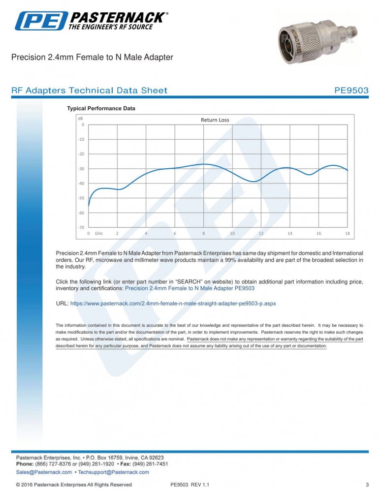 PE9503 technical document page 3