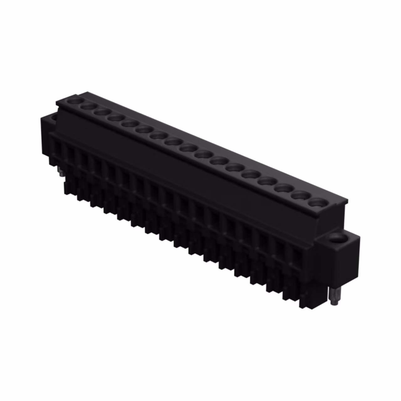 3.81mm Pitch Eurostyle Vertical Plug, with Retention Screws, Front Wire Entry, 17 Circuits for sale