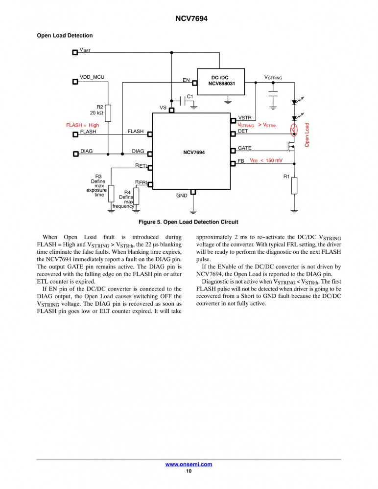 NCV7694 datasheet page 10