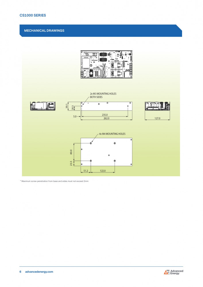 CS1000 datasheet page 6