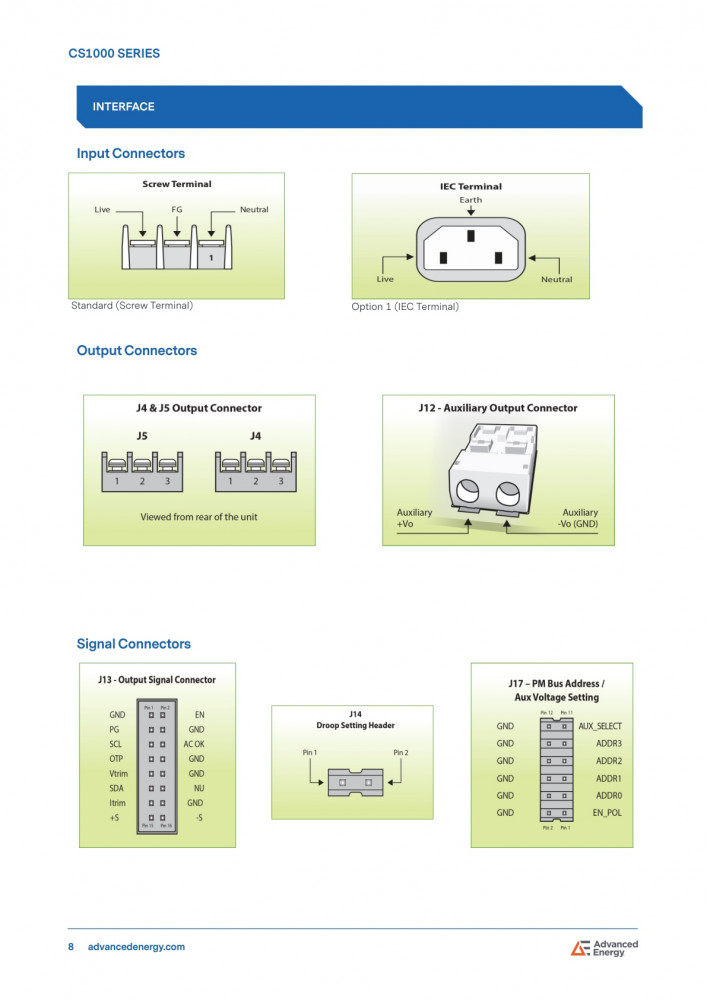 CS1000 datasheet page 8