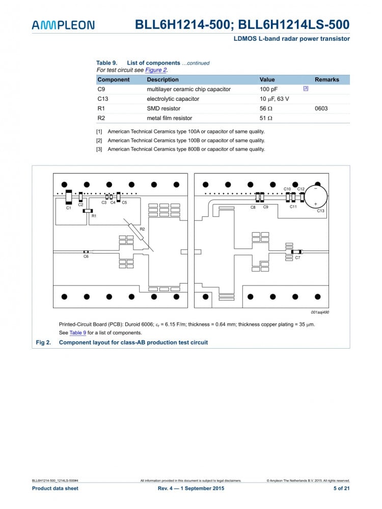 BLL6H1214-500 datasheet page 5