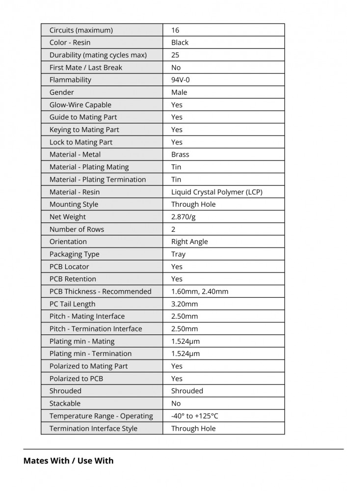 MOLEX 2196371116 technical document page 3