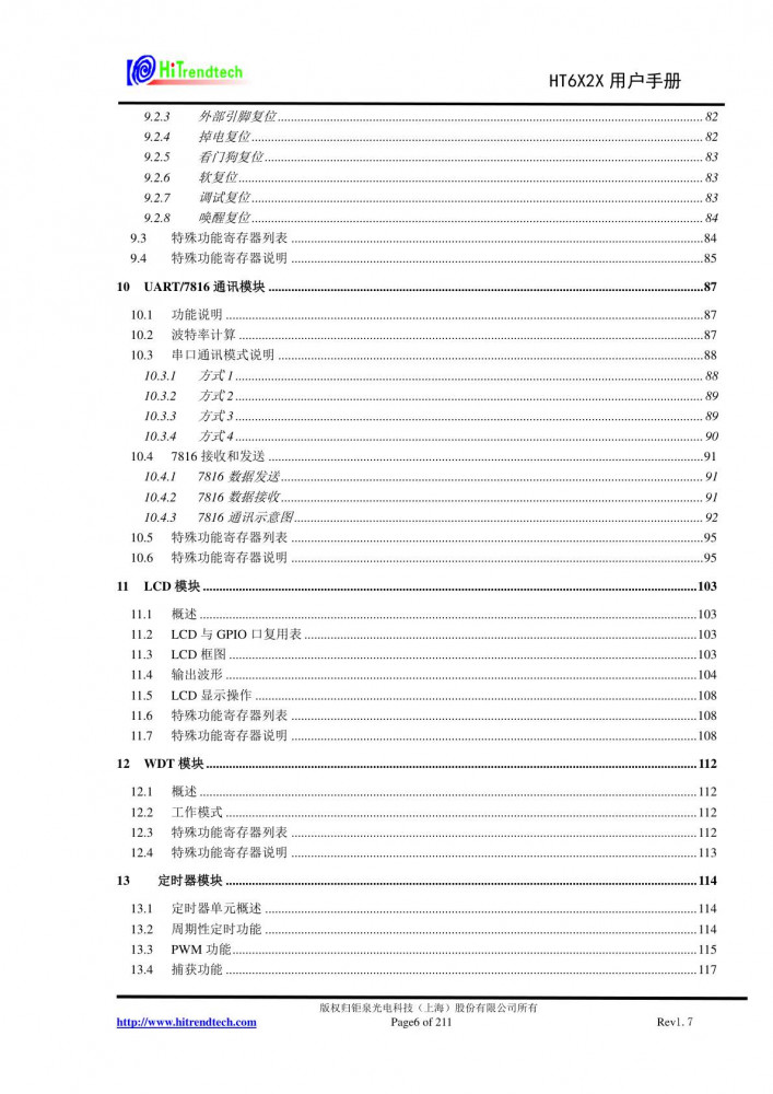 HT6023 manual page 6
