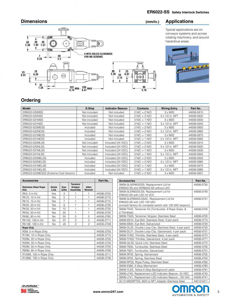 SM06-SLER6022LSSAC document page 3