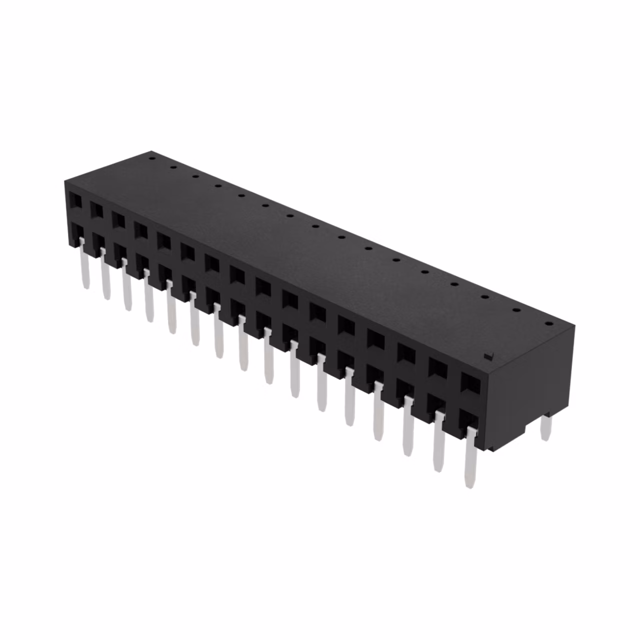 C-Grid III PCB Receptacle, 2.54mm Pitch, Dual Row, Right-Angle, Shrouded, 32 Circuits, 0.12µm Gold (Au) Flash Plating, Straight PCB Pins for sale