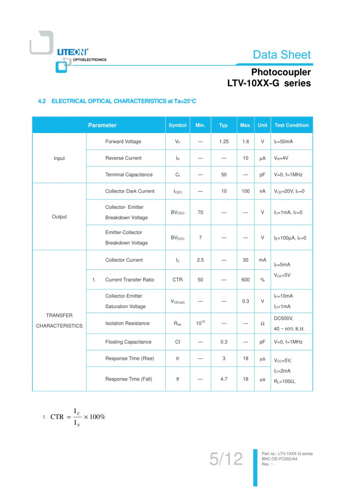 LTV-1003-TP1-G datasheet page 6
