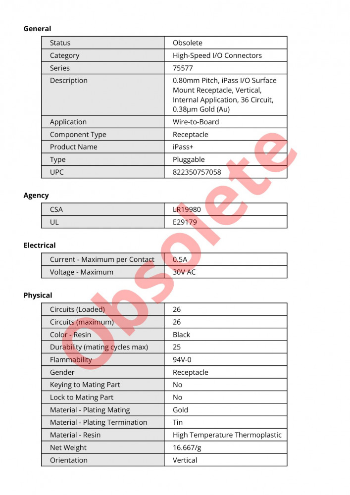 MOLEX 755771002 technical document image, page 2