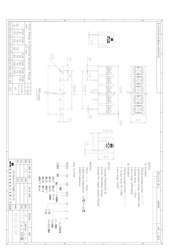 MX7620-7.62-02P-GN01-Cu-S-A technical drawing reference