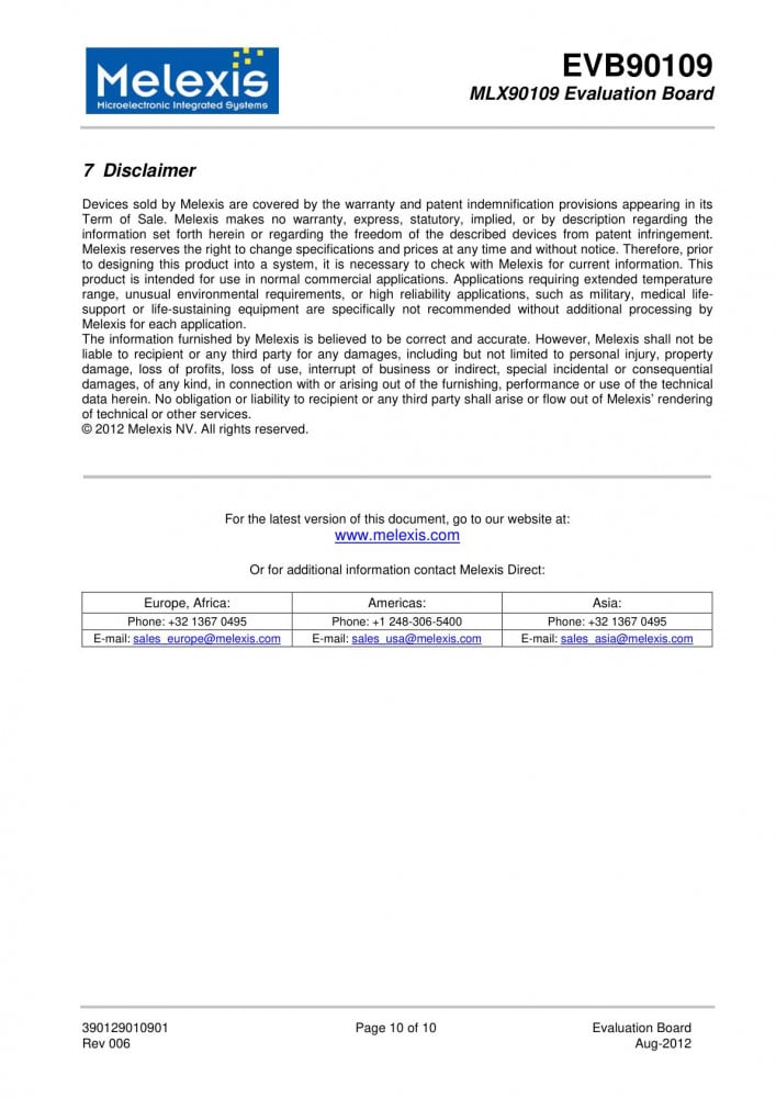 EVB90109 document page 10