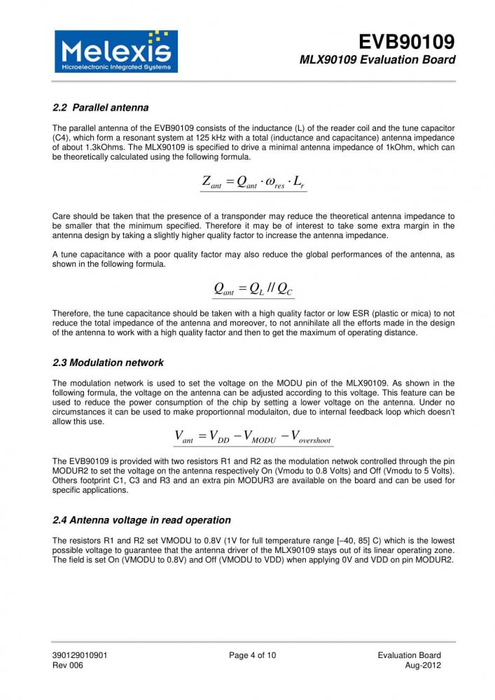 EVB90109 document page 4