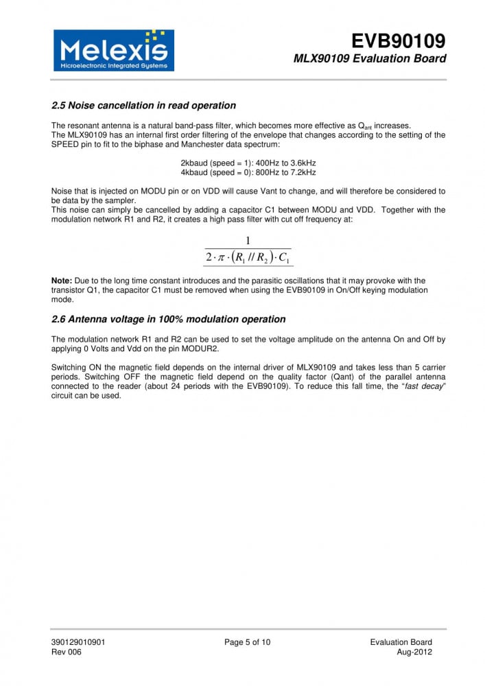EVB90109 document page 5