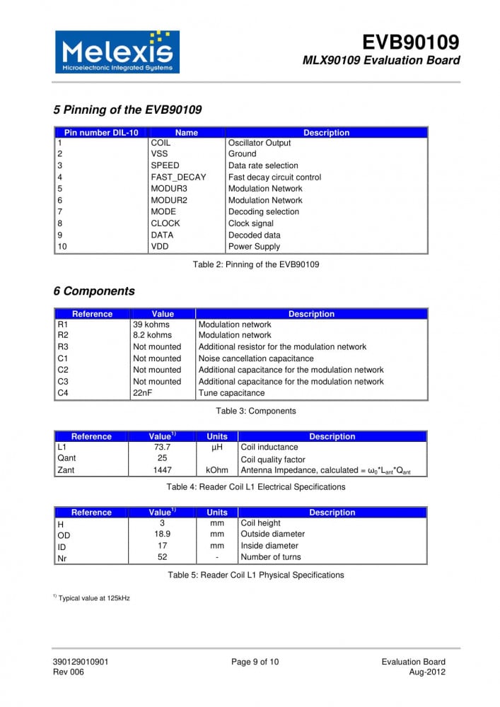 EVB90109 document page 9