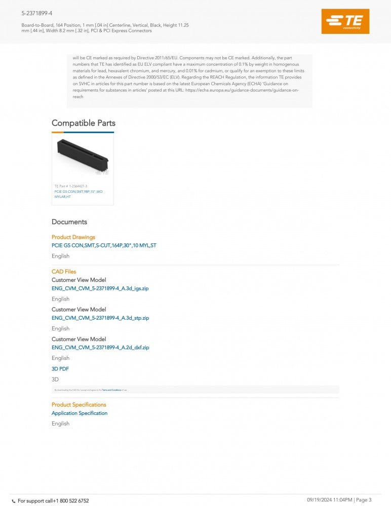 TE Connectivity 5-2371899-4 document page 3